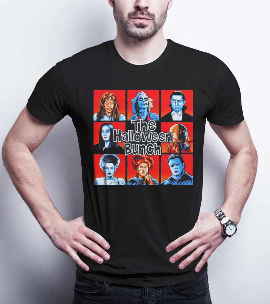 The Halloween Bunch Horror Icons Collage T-Shirt