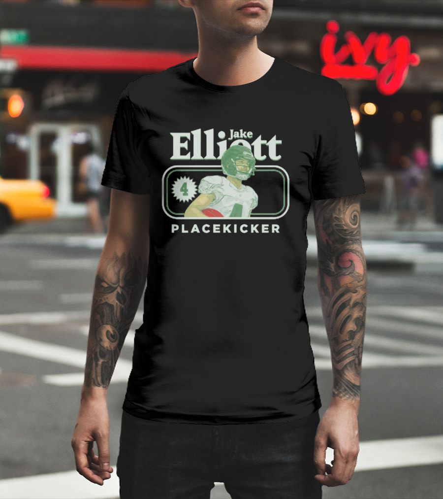 Jake Elliott 4 Philadelphia Placekicker T-Shirt