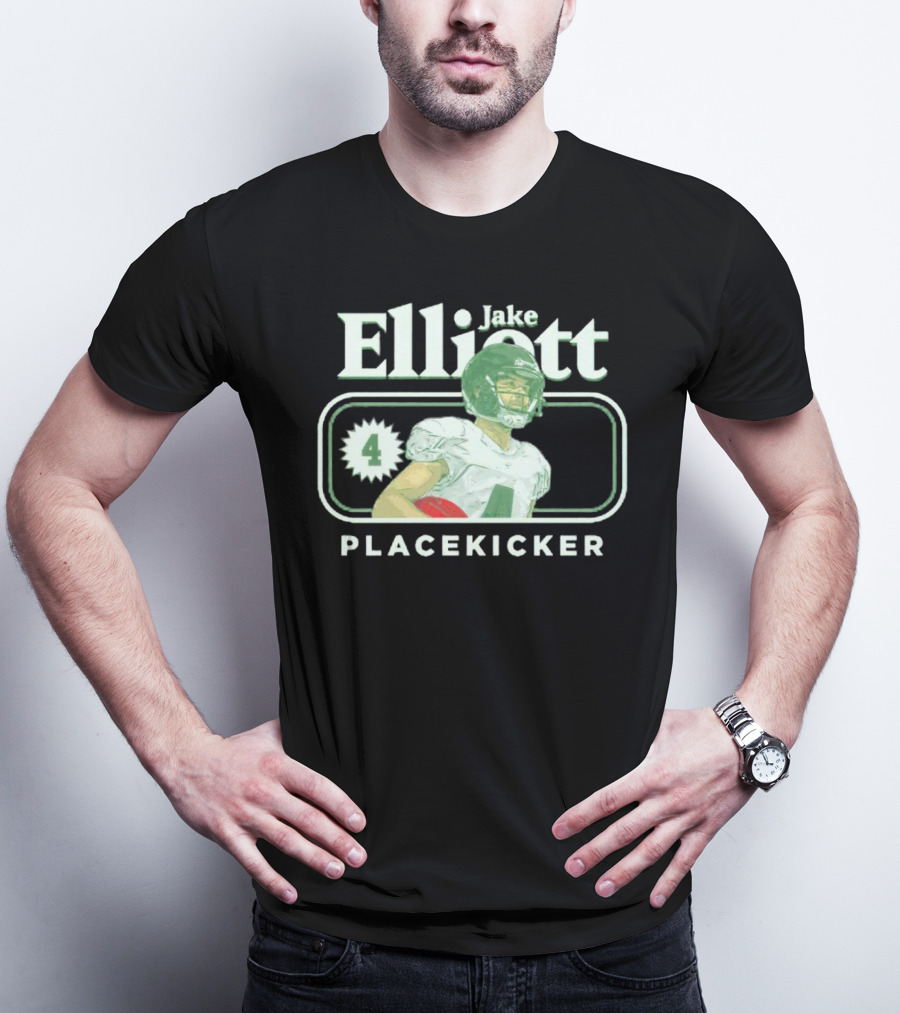 Jake Elliott 4 Philadelphia Placekicker T-Shirt