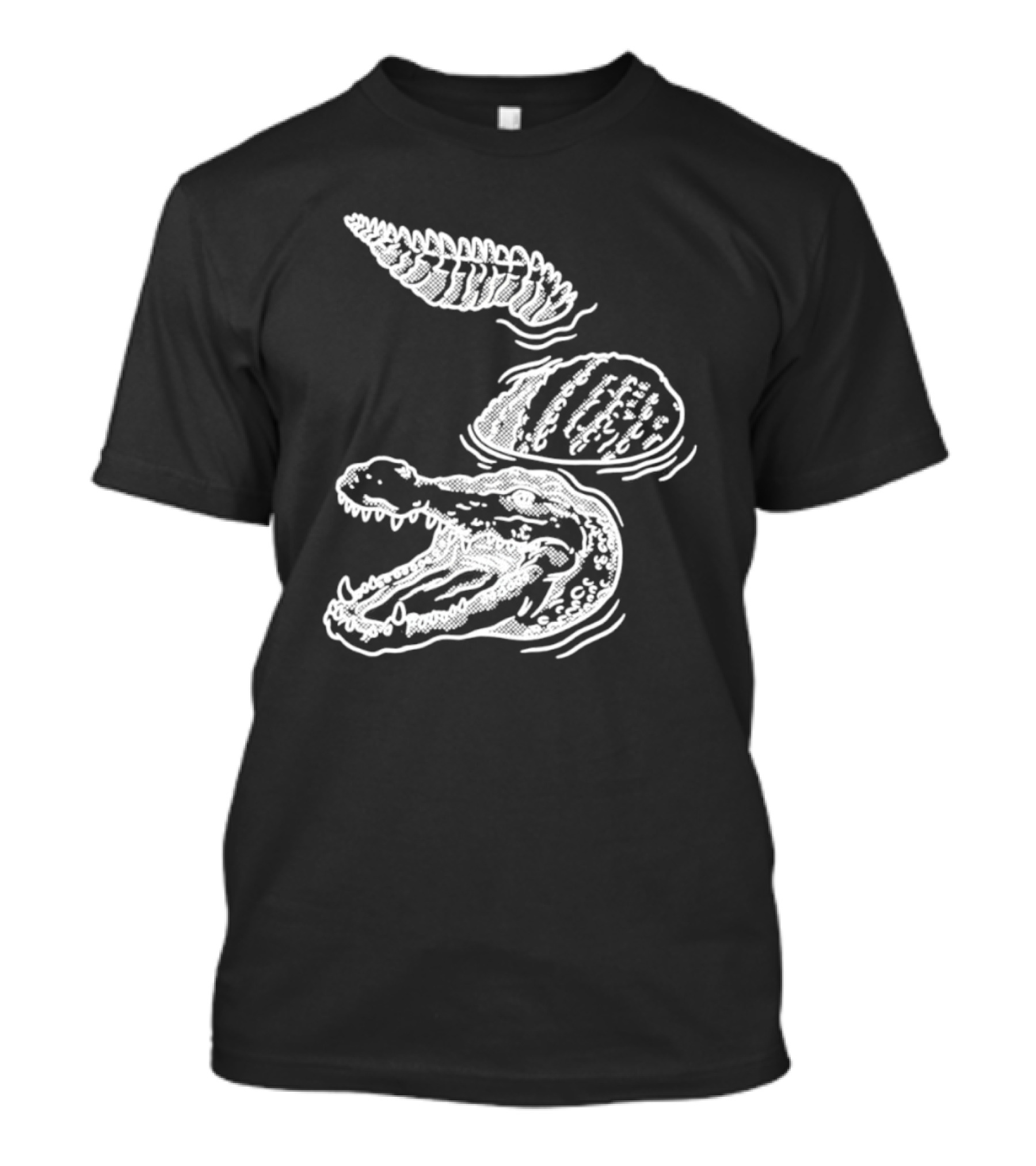 Let's Trip Alligator Spiral Tail T-Shirt