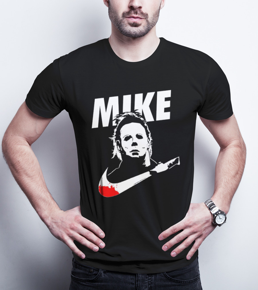 Mike Michael Myers Halloween Knife Swoosh T-Shirt