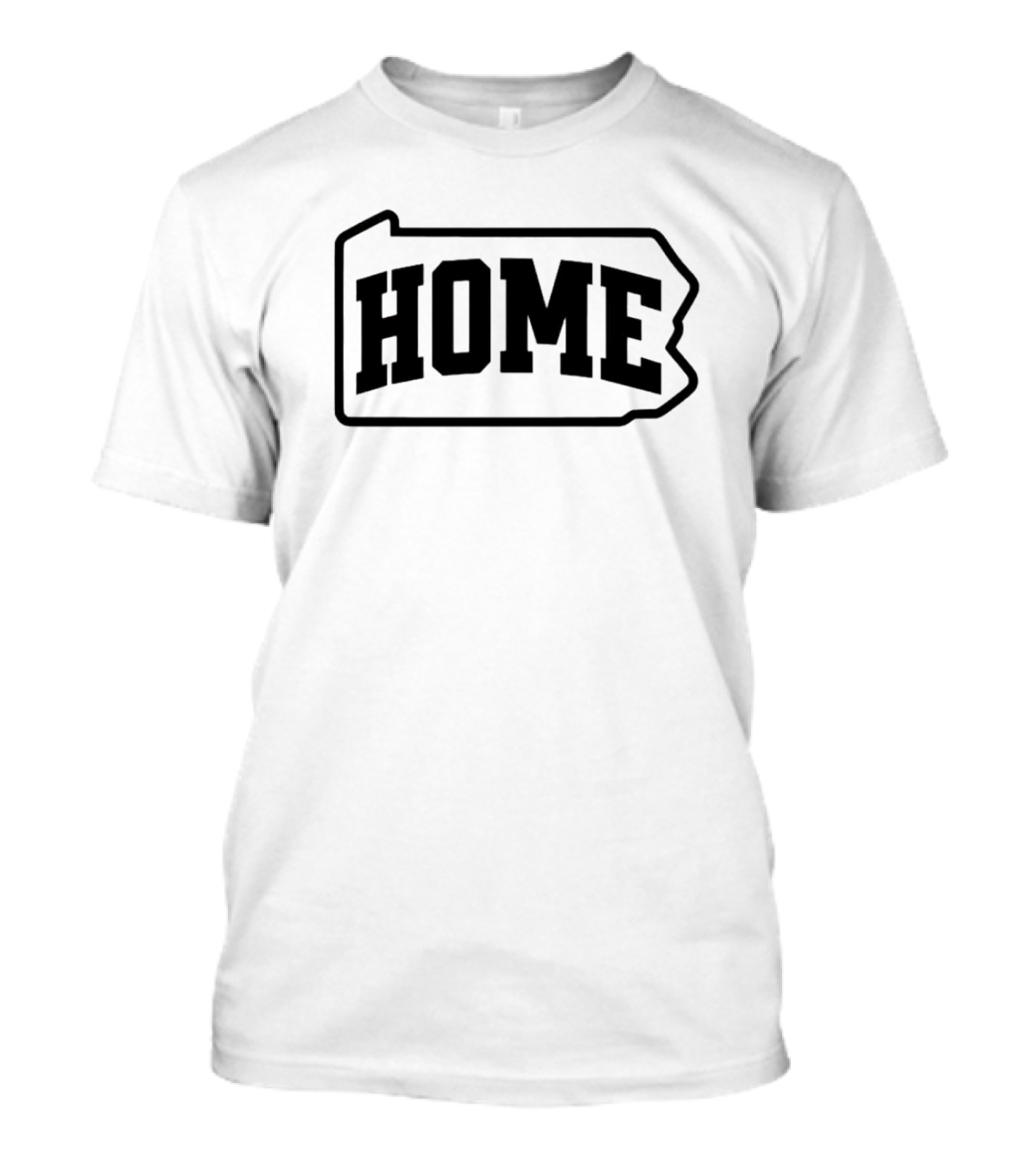 Pennsylvania Home State Outline T-Shirt
