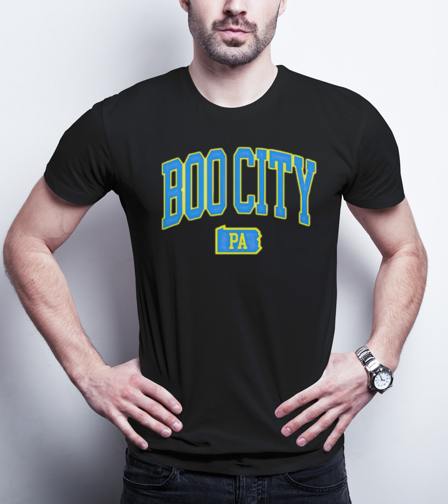 BOO CITY PA Philadelphia-Inspired Ghost T-Shirt