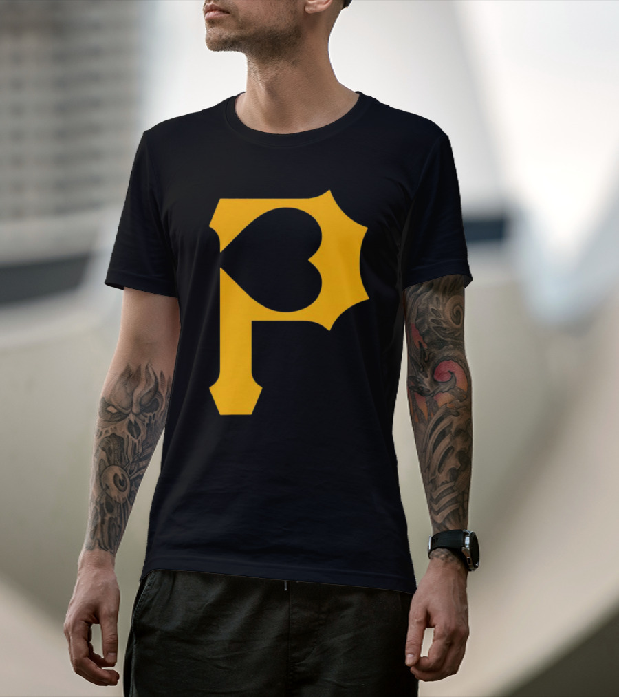 Heart Of Pittsburgh Pirates 'P' T-Shirt