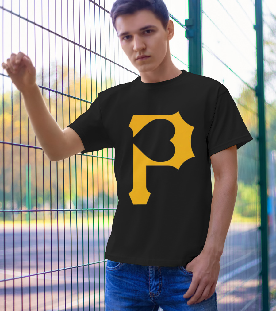 Heart Of Pittsburgh Pirates 'P' T-Shirt
