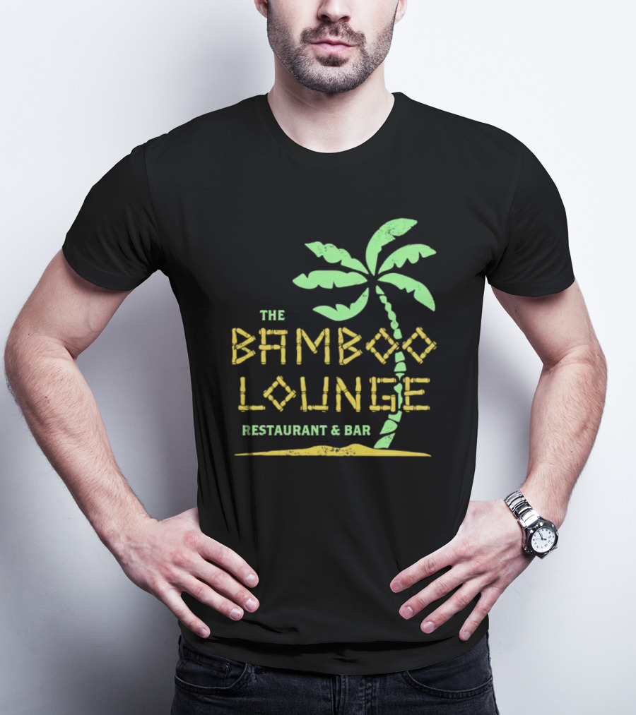 The Bamboo Lounge Restaurant And Bar Palm Tree T-Shirt