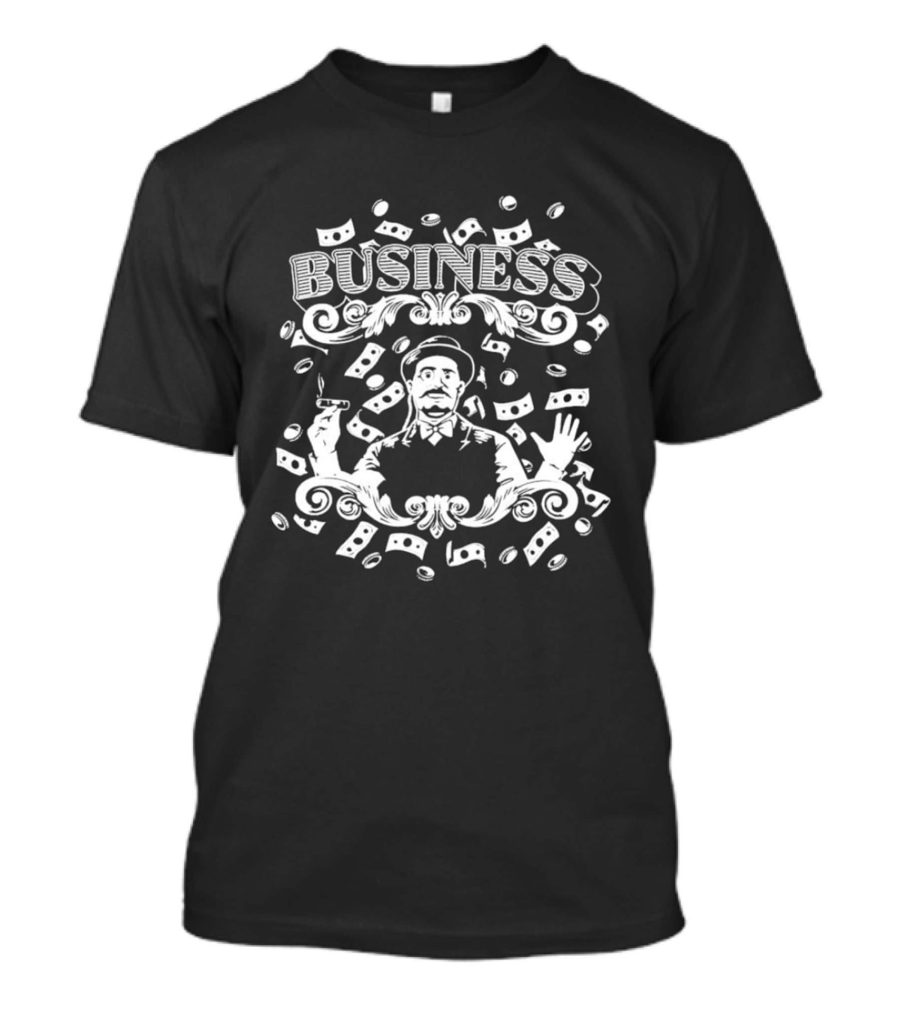 BUSINESS Dead Meat Card Game Smoking Man With Cards And Chips T-Shirt