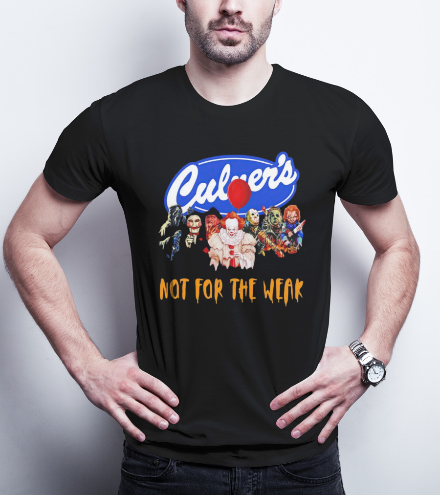 Culver’s Horror Movies Icons Not For The Weak Halloween T-Shirt