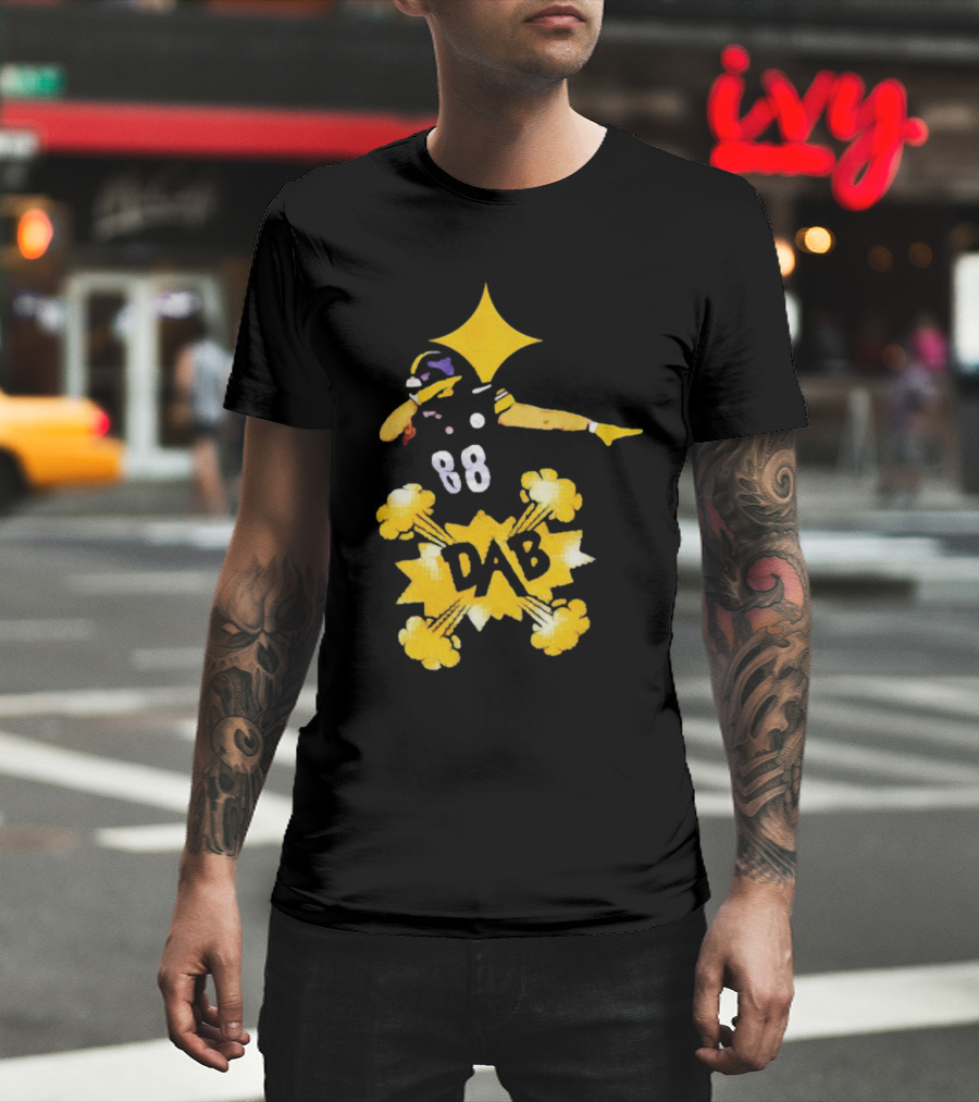 Steelers 88 Dabbing Dab T-Shirt