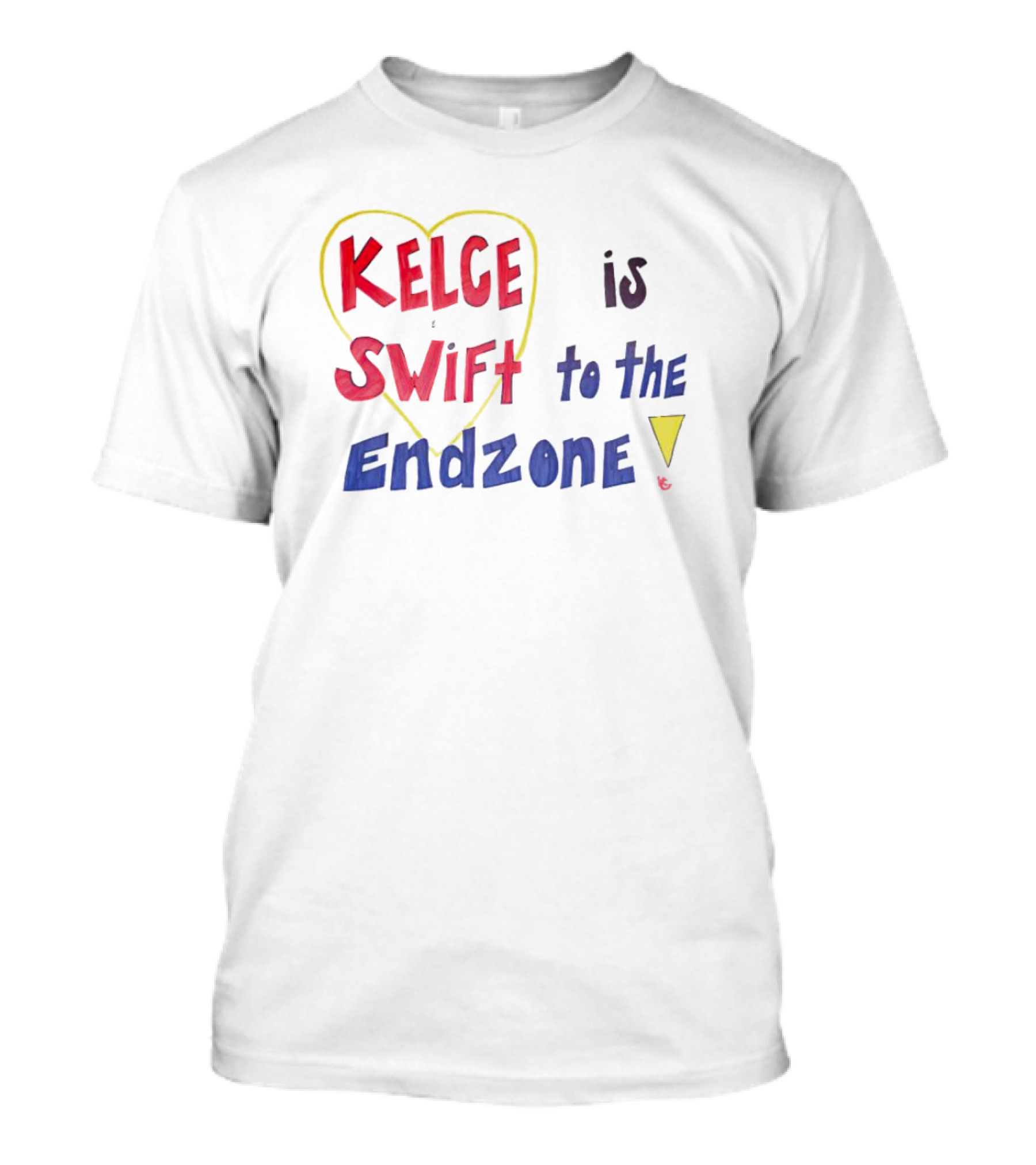 Kelce Swift Heart Is To The Endzone T-Shirt