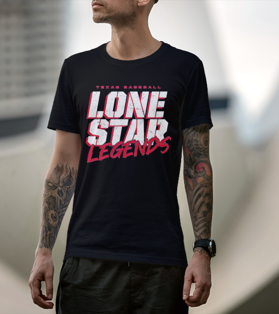 Texas Baseball Lone Star Legends T-Shirt