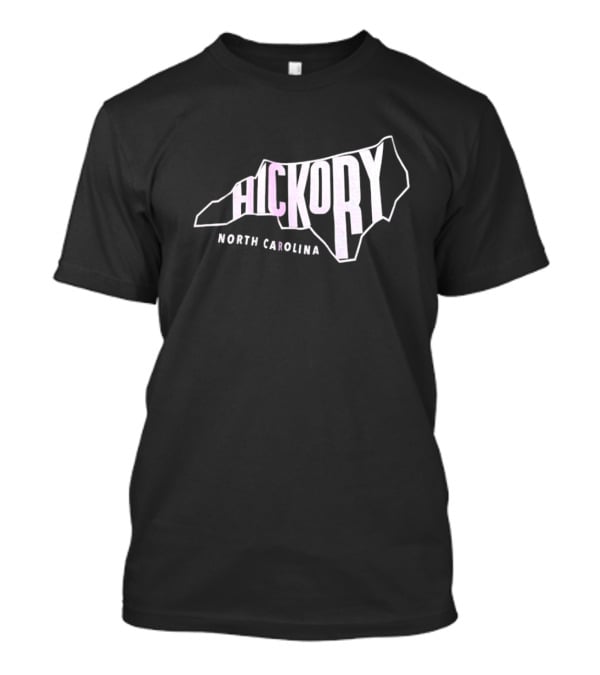 Hickory North Carolina State Outline T-Shirt