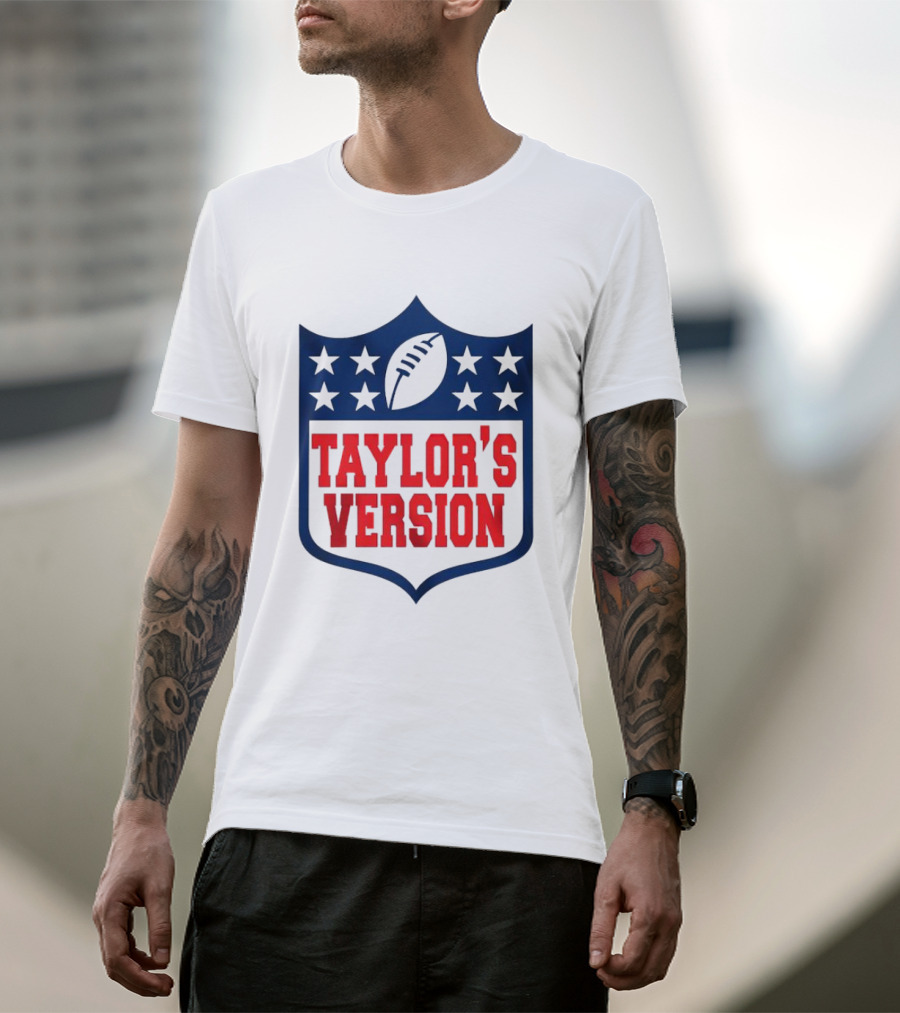 Taylor's Version Football Shield NFL T-Shirt