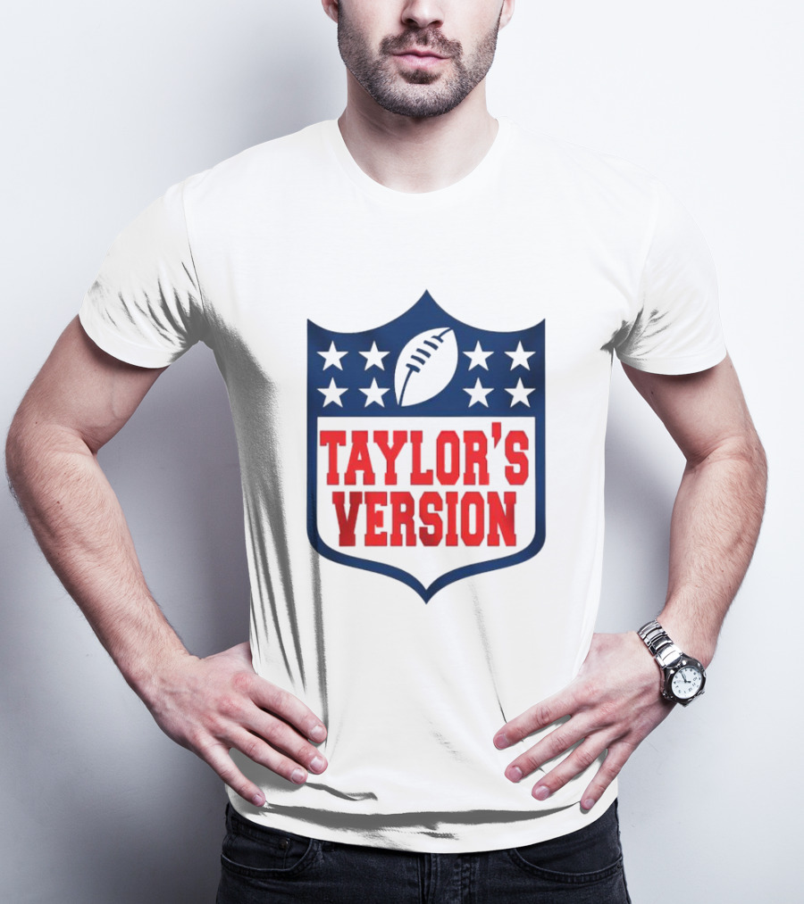 Taylor's Version Football Shield NFL T-Shirt