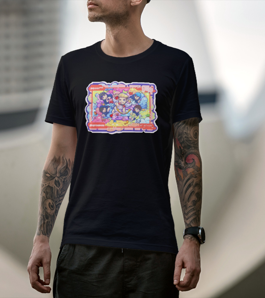 The Boys Bromance Anime Style Colorful Adventure T-Shirt
