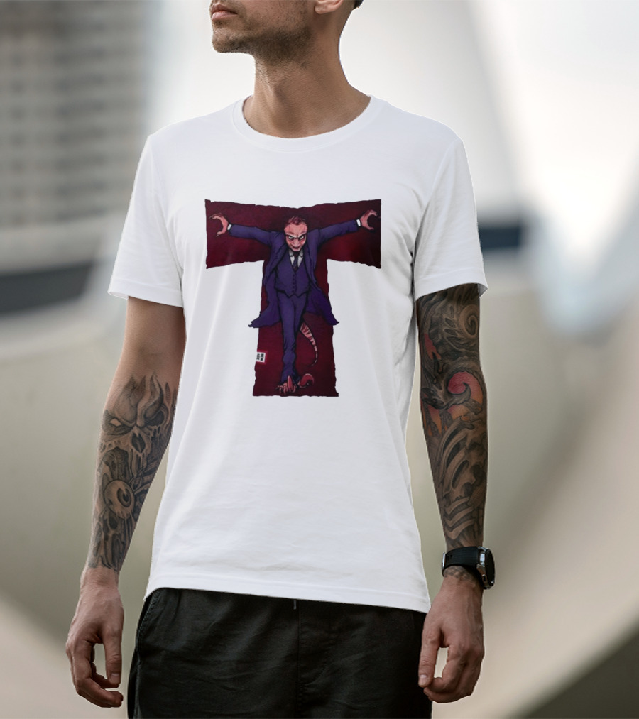 Torontosaurz Darkodon Suit-Clad T-Pose Character With Tail T-Shirt