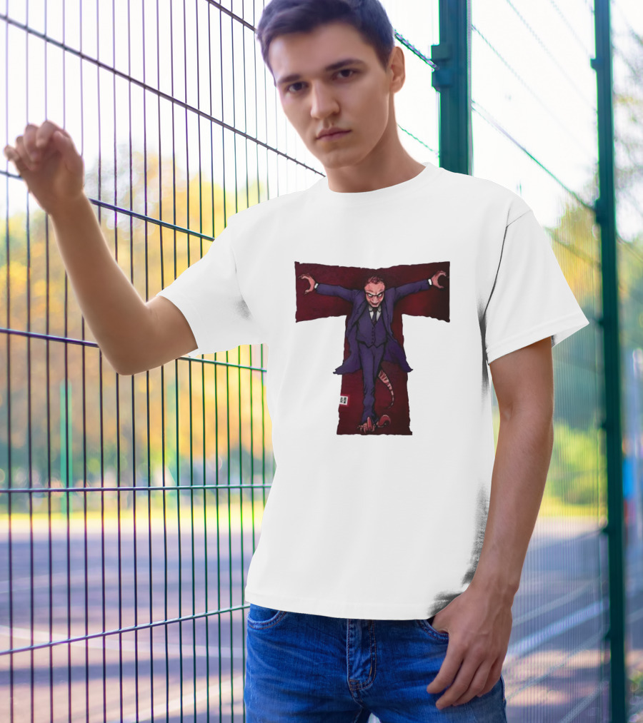 Torontosaurz Darkodon Suit-Clad T-Pose Character With Tail T-Shirt