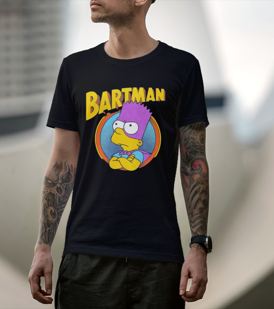 Bartman Simpsons Cartoon Superhero Iconic Character T-Shirt