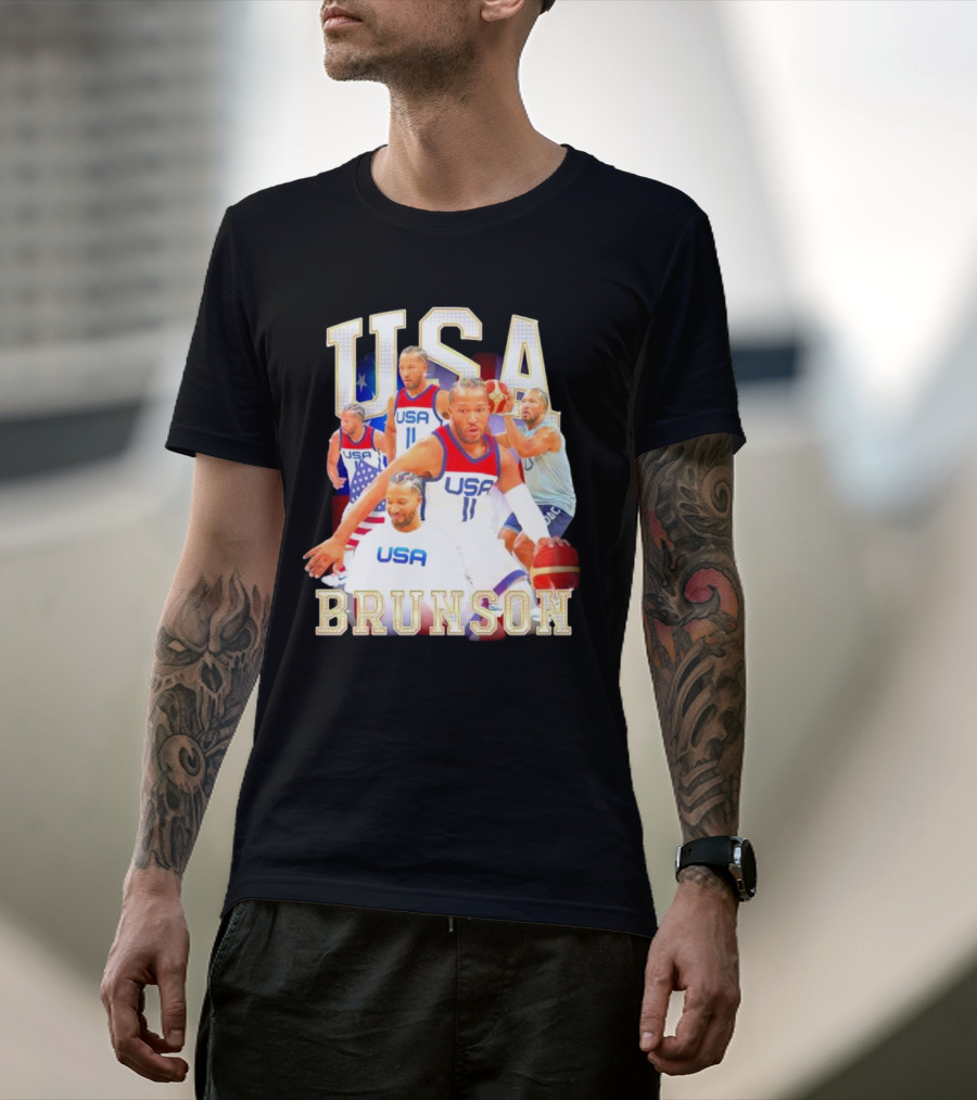 USA Brunson Basketball FIBA T-Shirt