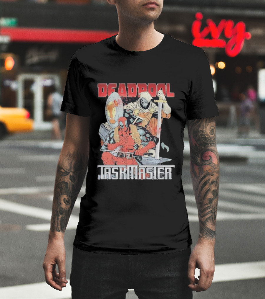 Deadpool Taskmaster Marvel Studio No More Jokes T-Shirt