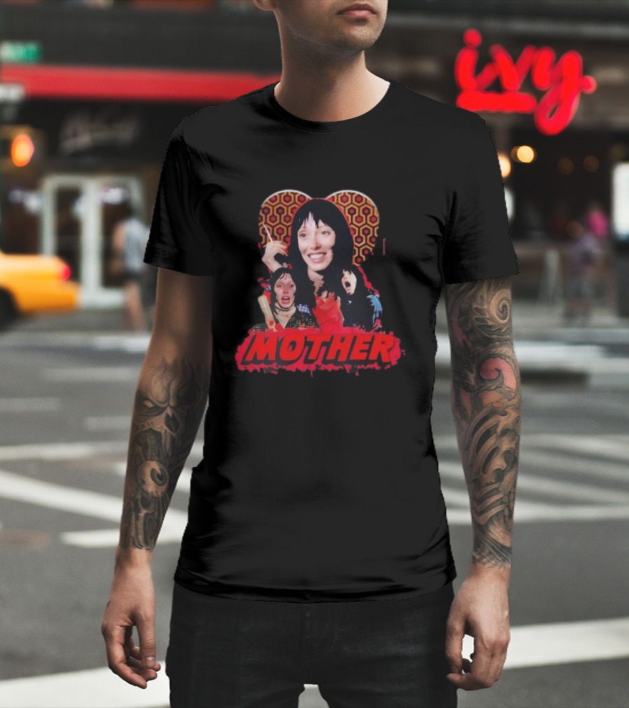 Wendy Torrance Mother Shining Overlook Hotel Pattern Mashup T-Shirt