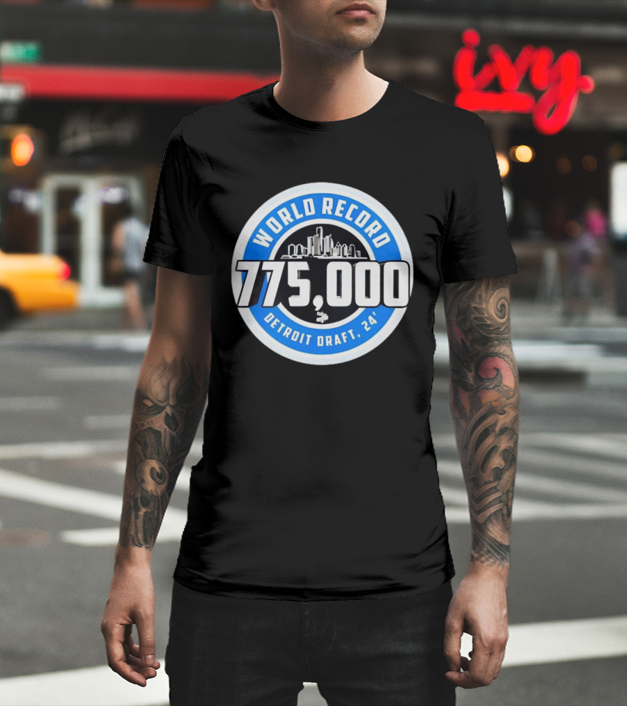 World Record 775000 Detroit Draft 24' T-Shirt