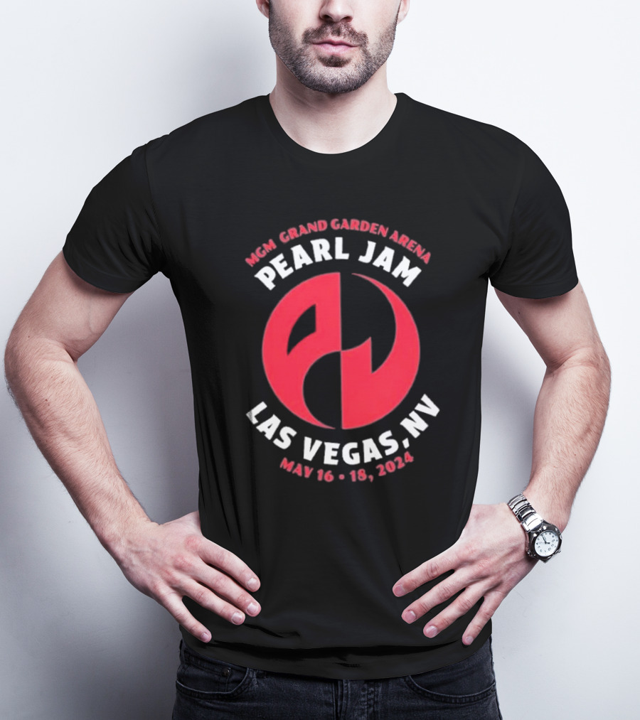 MGM Grand Garden Arena Pearl Jam Las Vegas NV May 16-18 T-Shirt