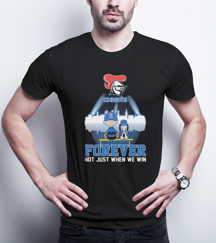 Knights Forever Charlie Brown Snoopy Not Just When We Win T-Shirt