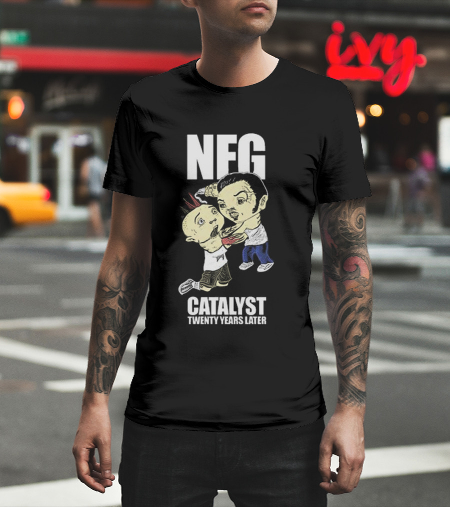 NFG Catalyst Twenty Years Later Cartoon Style Characters T-Shirt