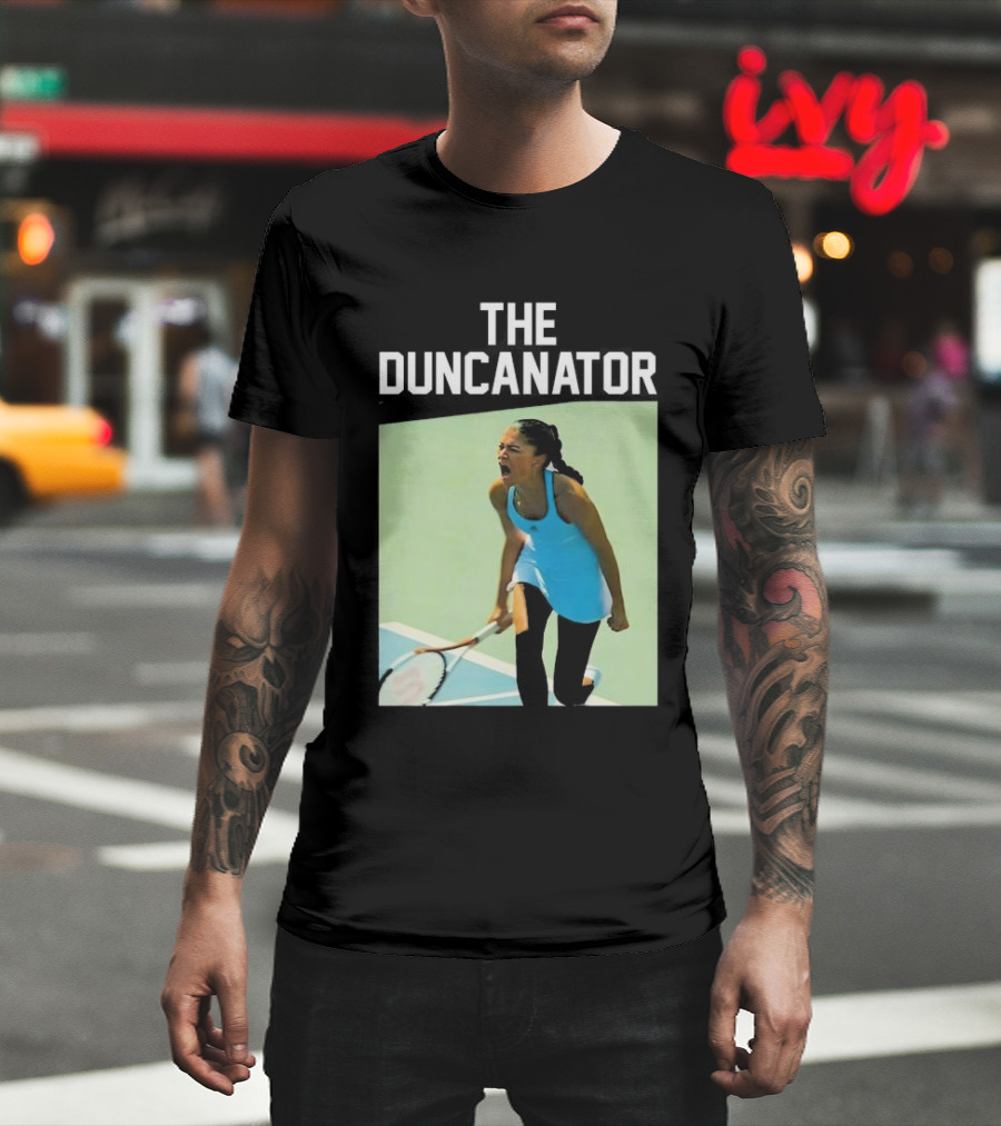 The Duncanator Challengers Zendaya Tashi Duncan Tennis Court Victory T-Shirt