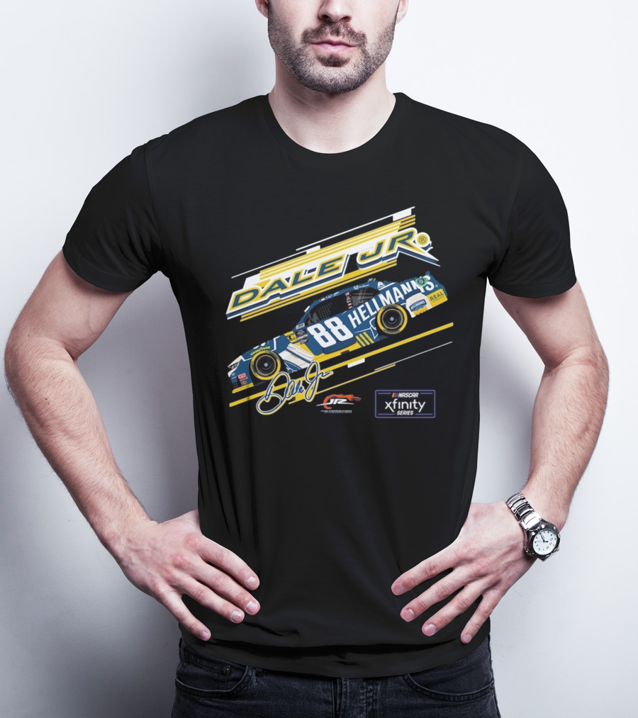 Dale Earnhardt Jr. Hellmann’s No. 88 JR Motorsports NASCAR Xfinity Series Car T-Shirt