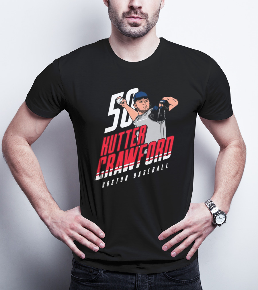50 Kutter Crawford Boston Baseball T-Shirt