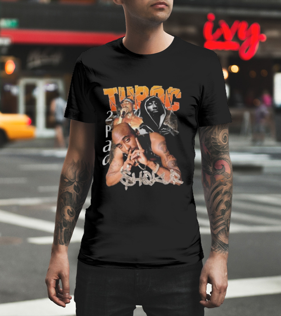 Tupac Shakur 2Pac Rap Legend Makaveli T-Shirt