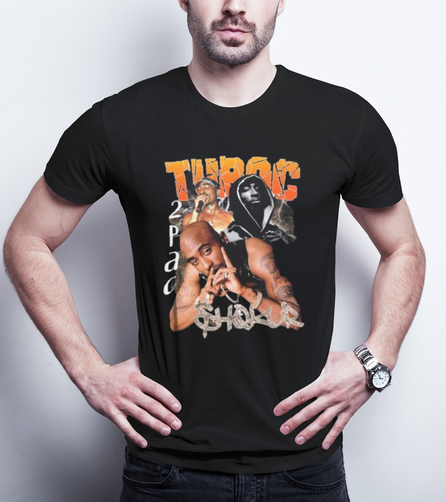 Tupac Shakur 2Pac Rap Legend Makaveli T-Shirt