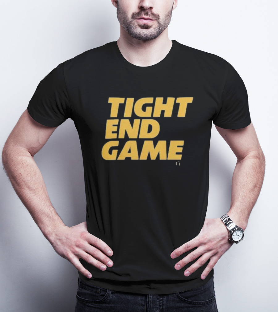 Kansas City Chiefs Tight End Game Yellow T-Shirt