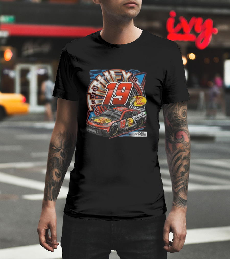 Martin Truex Jr 19 Bass Pro Shops Car Racing Team Collection T-Shirt