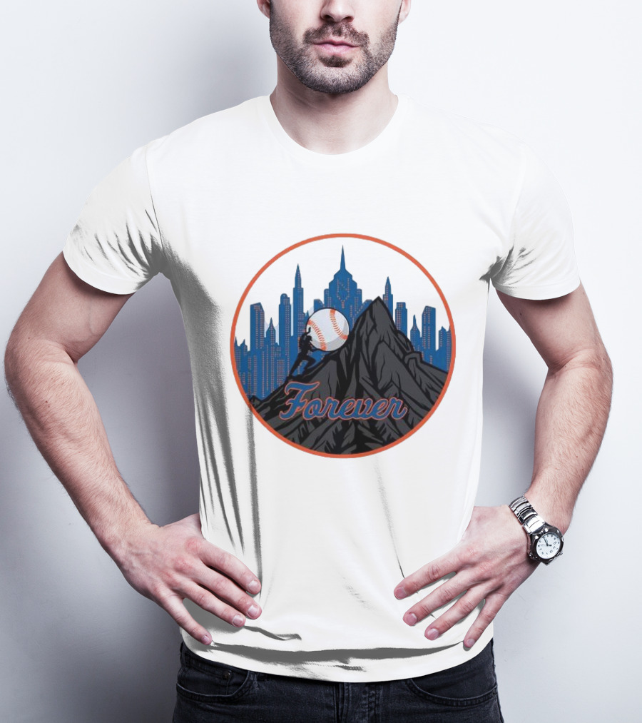 Forever New York Mets City Baseball Skyline T-Shirt