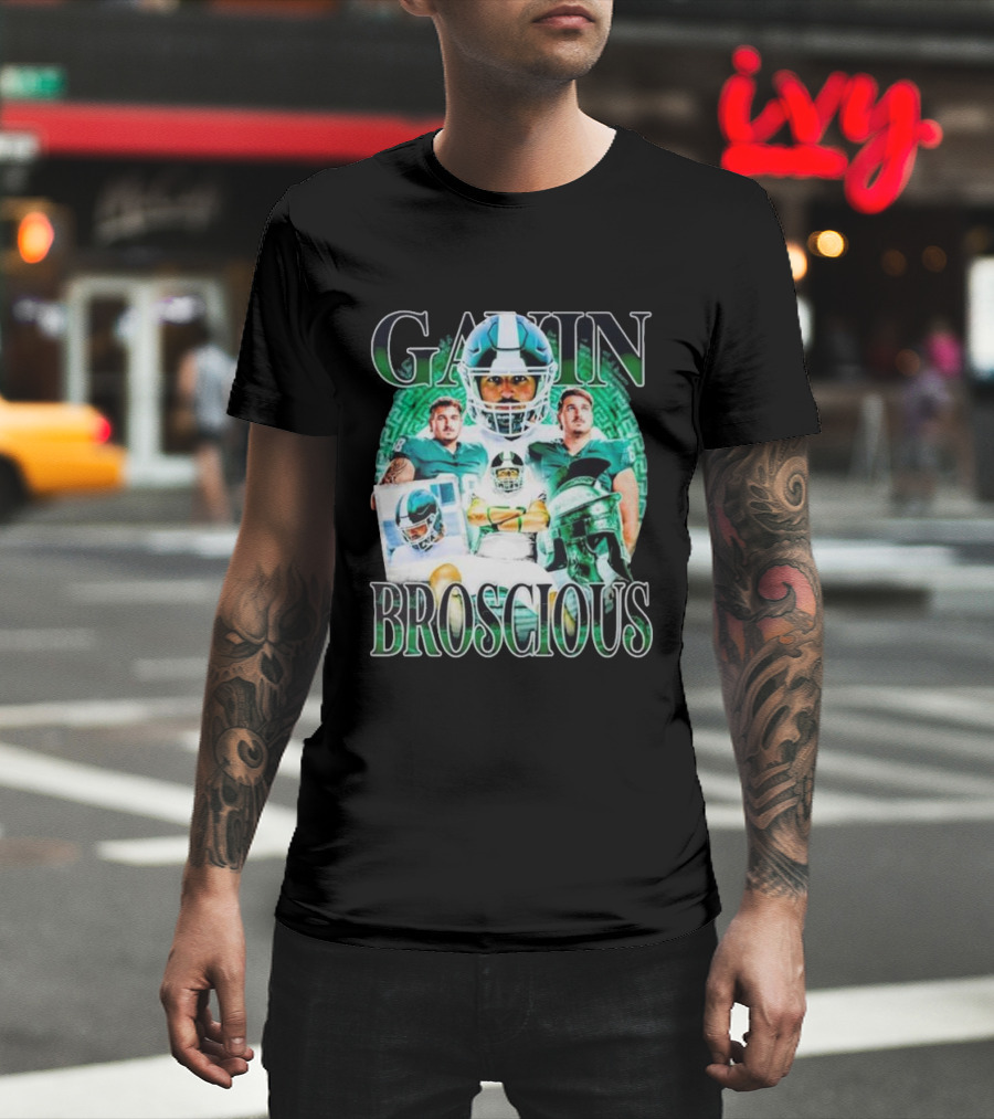 Gain Broscious Football Imagery With Players And Helmet T-Shirt
