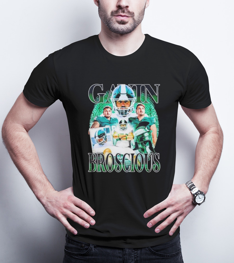 Gain Broscious Football Imagery With Players And Helmet T-Shirt