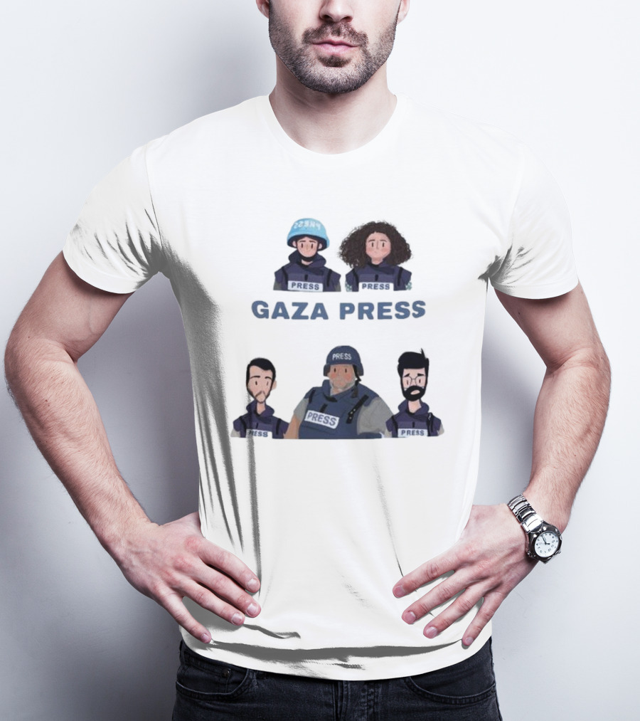 Gaza Press Heroes Team Representation T-Shirt