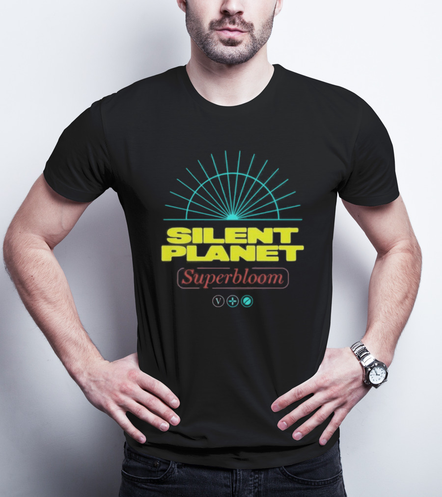 Silent Planet Superbloom Lunar Cycles Custom Windbreaker T-Shirt