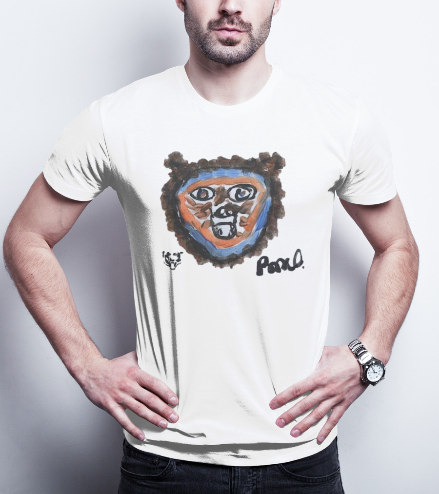 Rome Odunze Chicago Bears Rookie Paint Tri-Blend T-Shirt