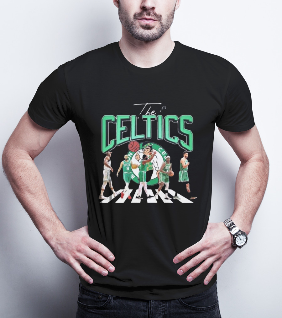 The Celtics Jrue Holiday Jayson Tatum Jaylen Brown Derrick White Al Horford Signatures Team Players T-Shirt