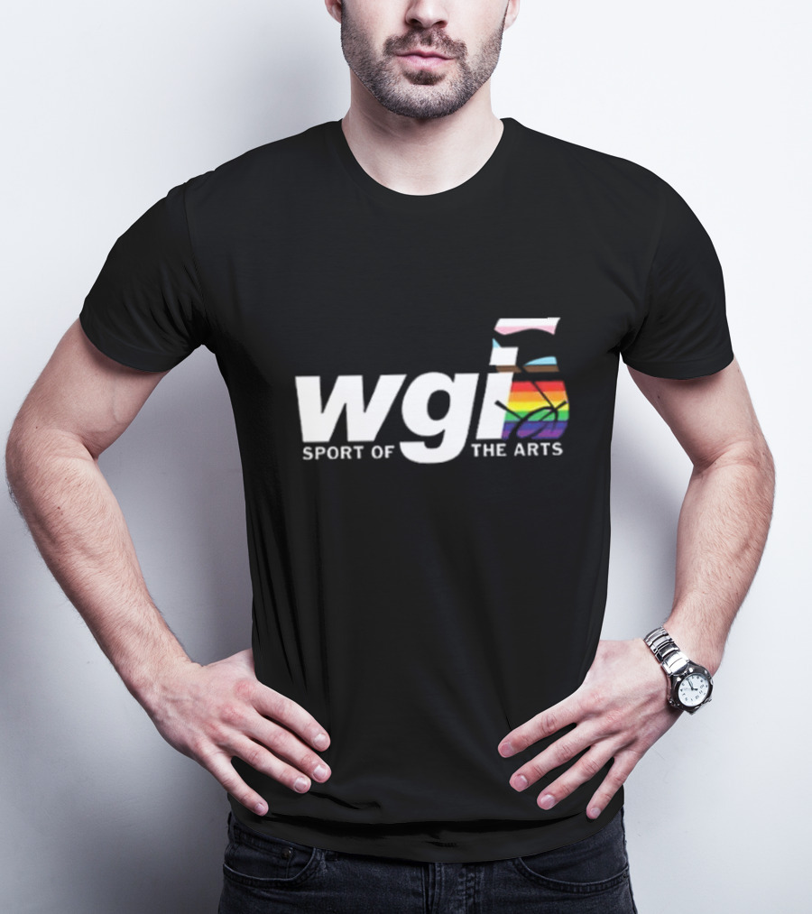 WGI Sport Of The Arts Pride Month Rainbow Flag T-Shirt