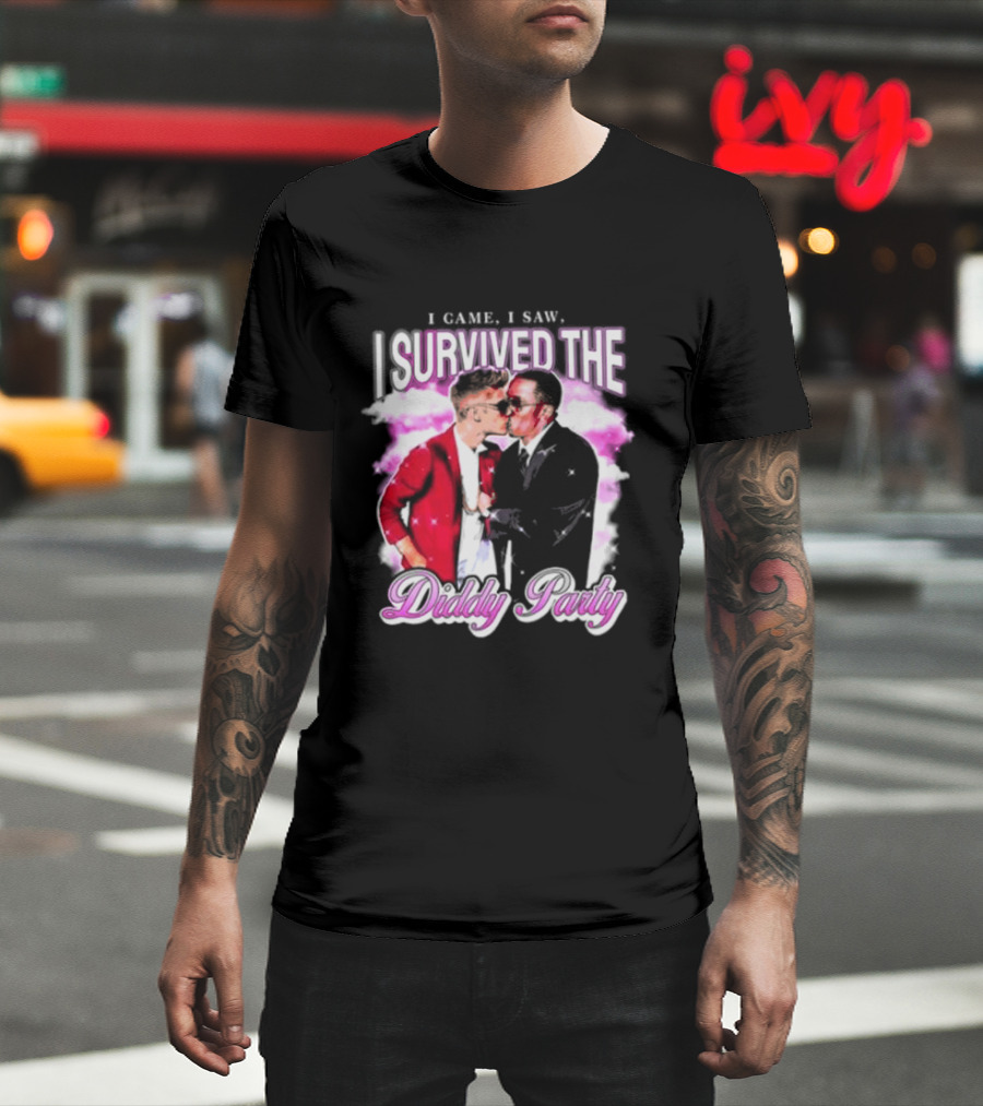 I Came I Saw I Survived The Diddy Party T-Shirt
