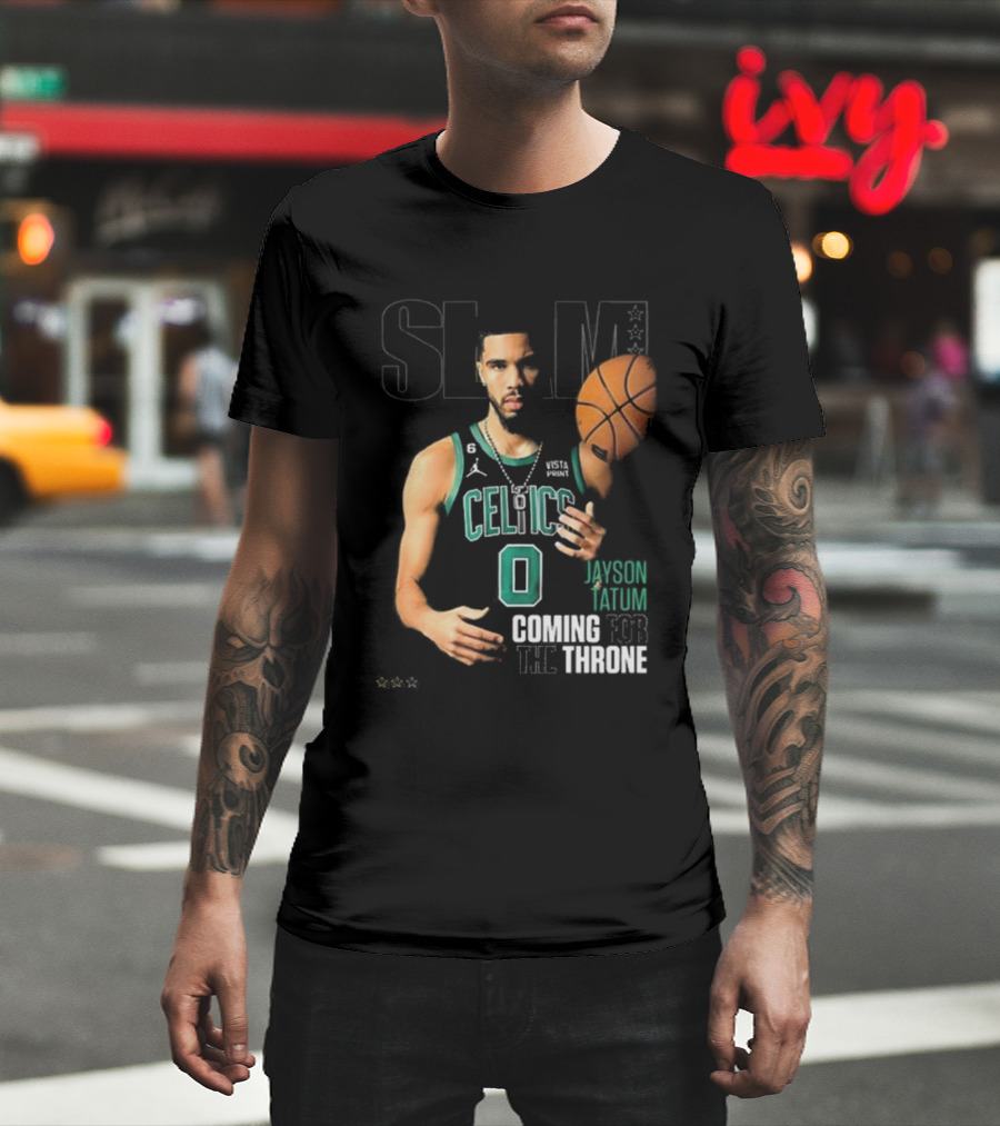 Slam Jayson Tatum Celtics Coming For The Throne T-Shirt