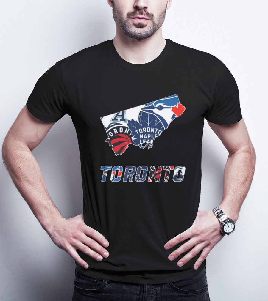 Toronto Blue Jays Raptors Maple Leafs Sports Teams T-Shirt