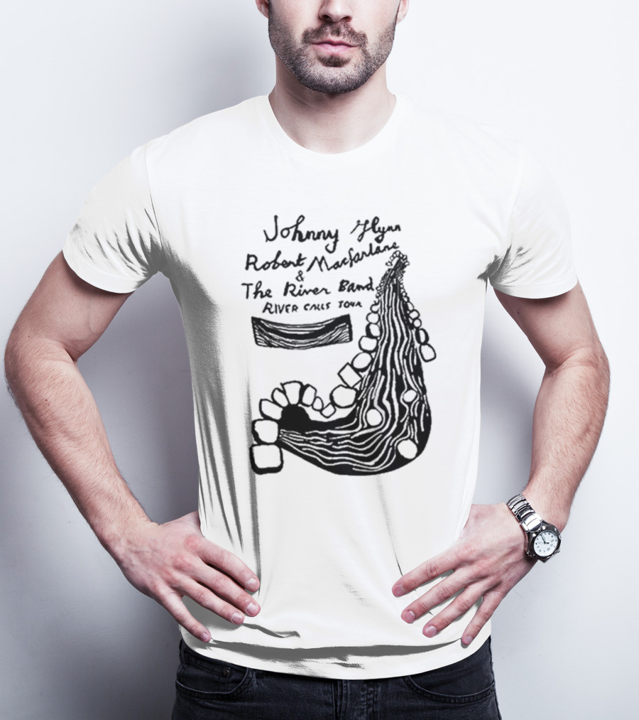 Johnny Flynn Robert Macfarlane And The River Band River Calls Tour T-Shirt