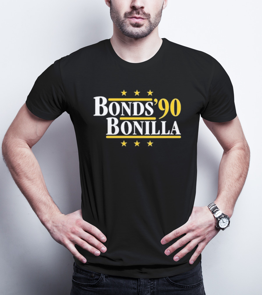Bonds '90 Bonilla Five Stars Colin Dunlap T-Shirt