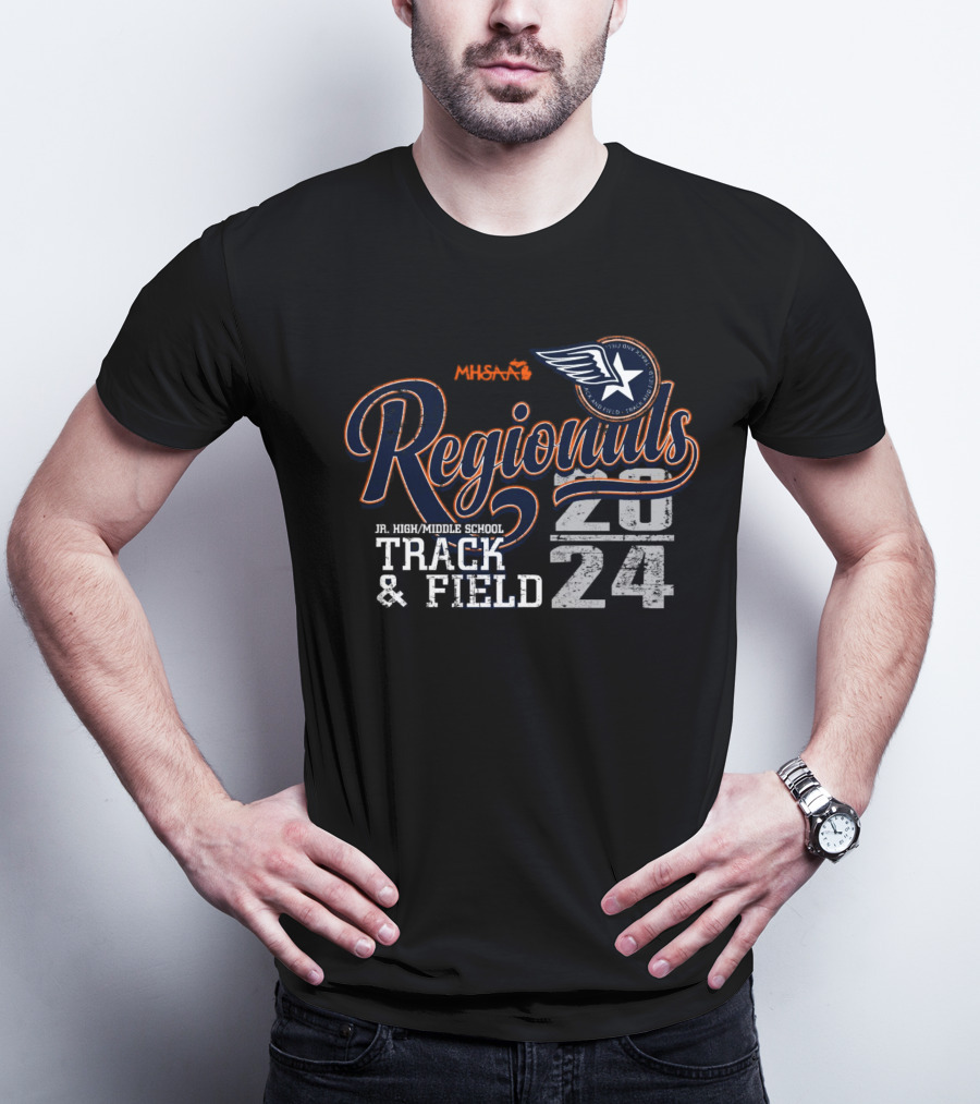 MHSAA Regionals Jr. High/Middle School Track And Field T-Shirt